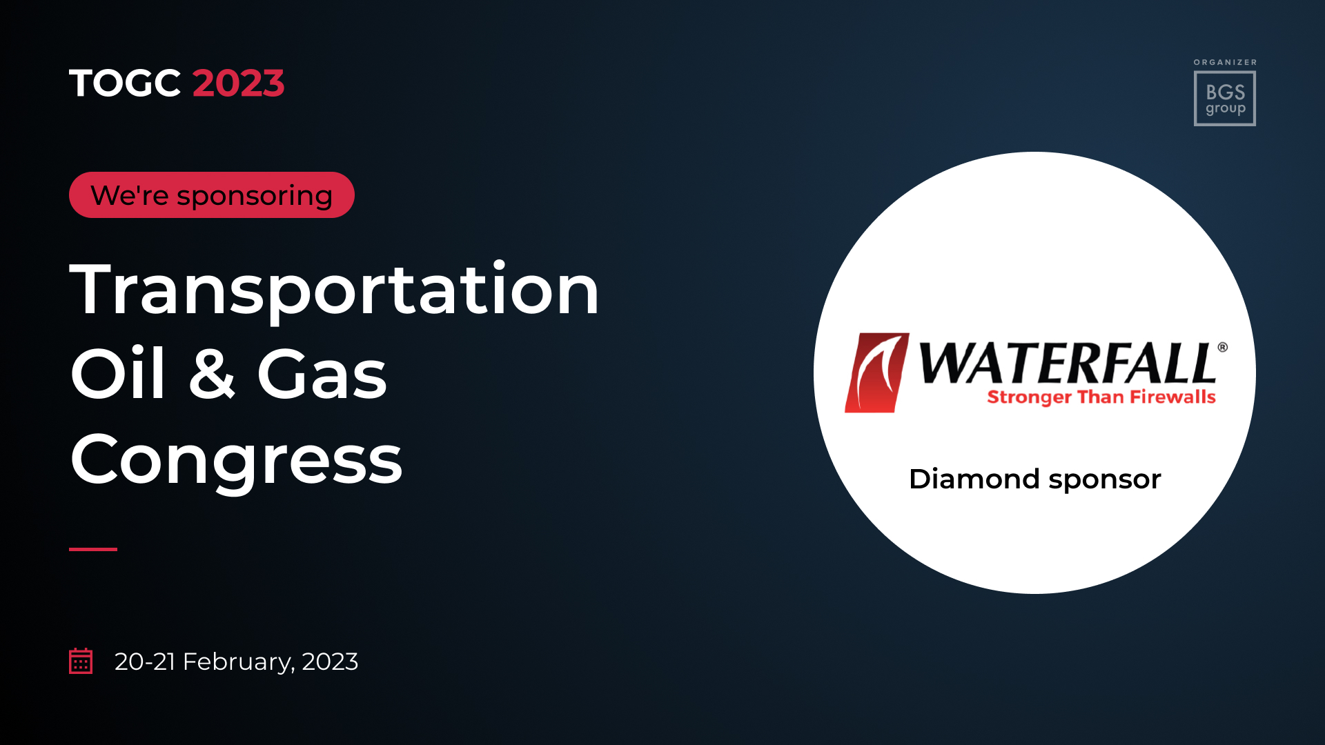 TOGC 2023 - Transportation Oil and Gas Congress - Waterfall Security ...