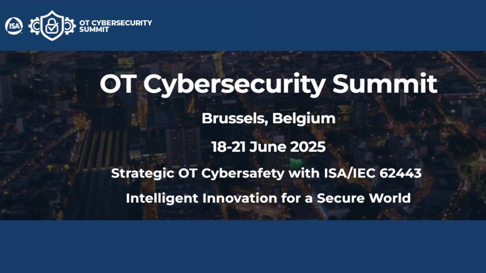 OT Cybersecurity Summit Belgium | Waterfall Security Solutions